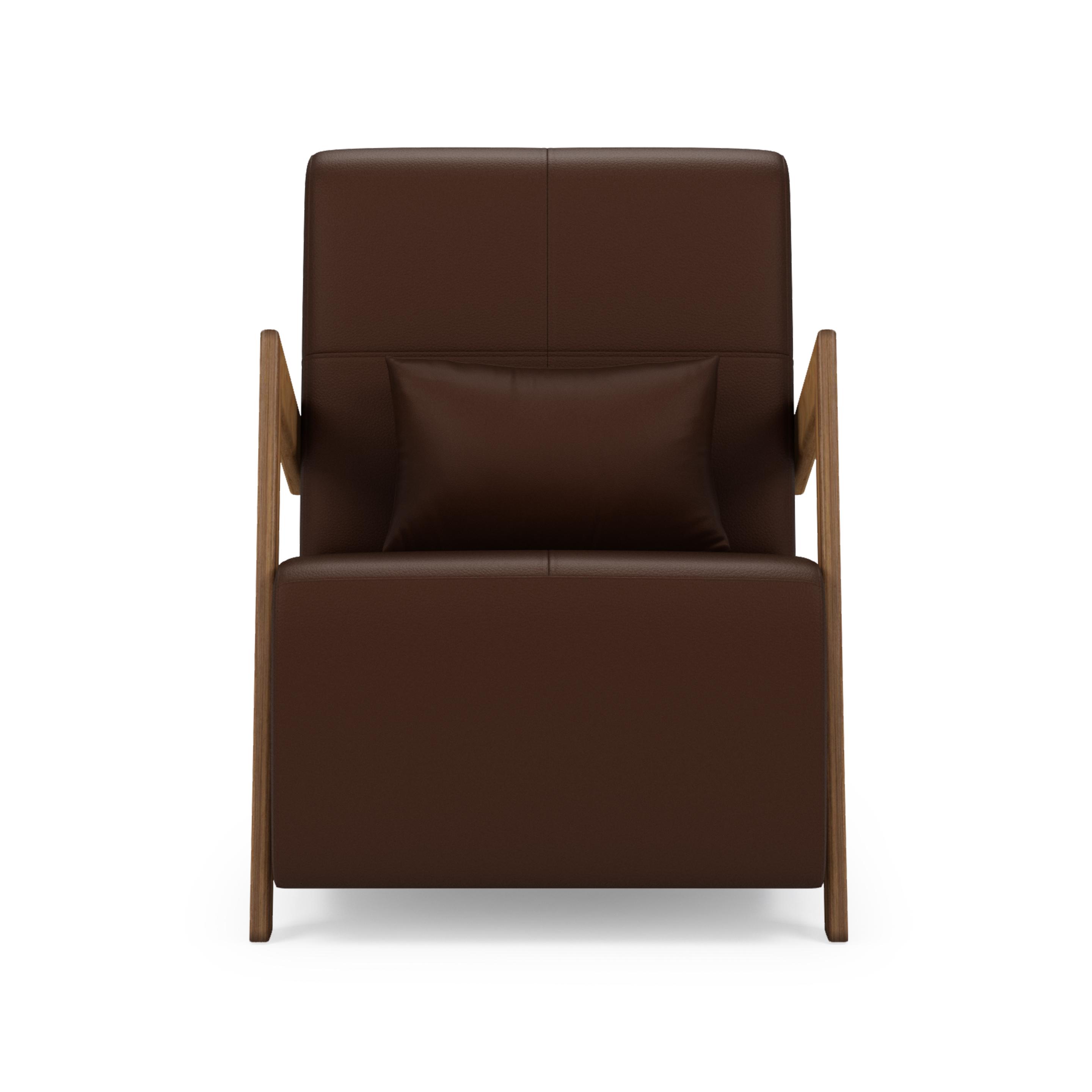 Buy Rachel Cocoa Brown Fabric Lounge Chair Online at Durian