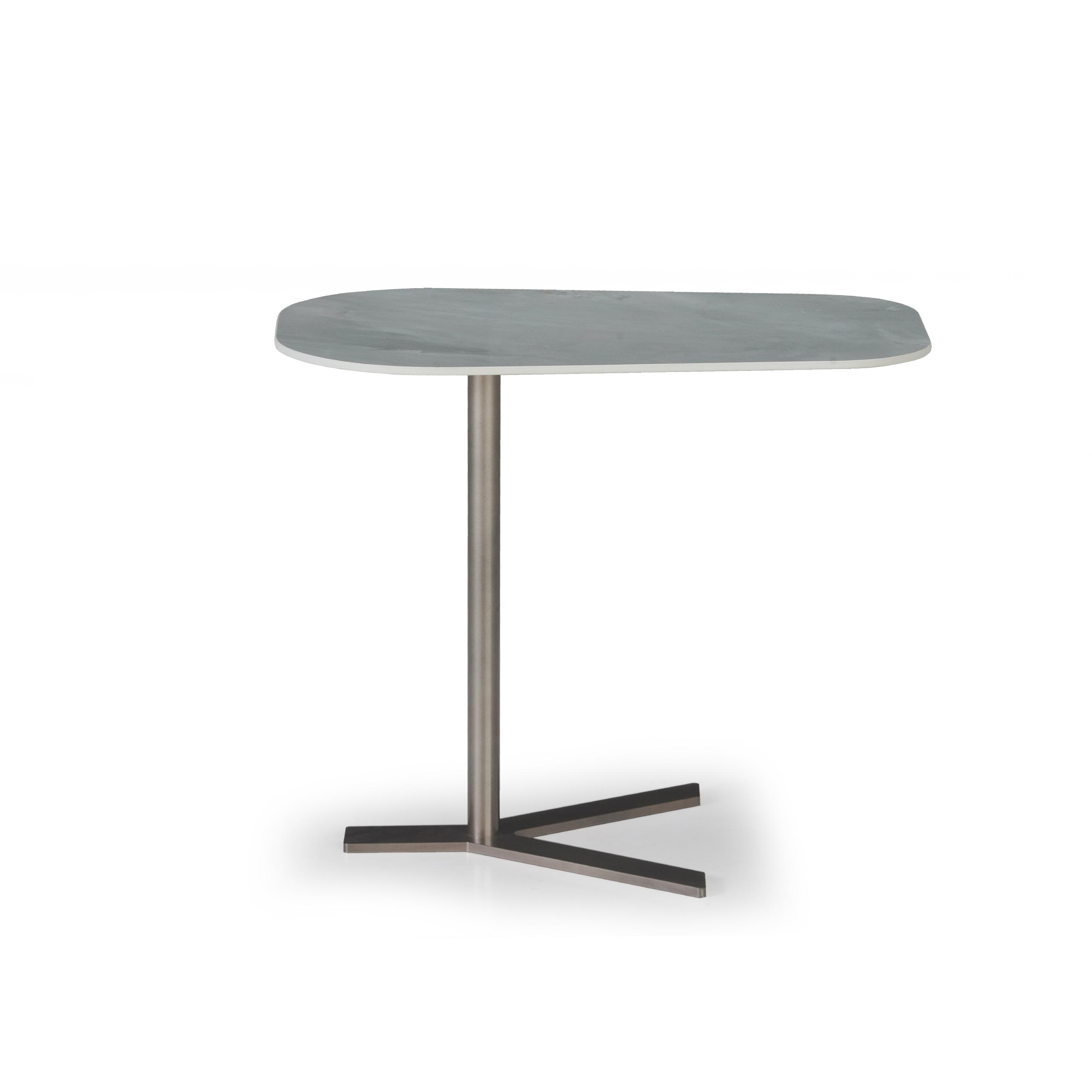 Buy Saylor Grey Composite Marble Side & End Table Online @ Durian