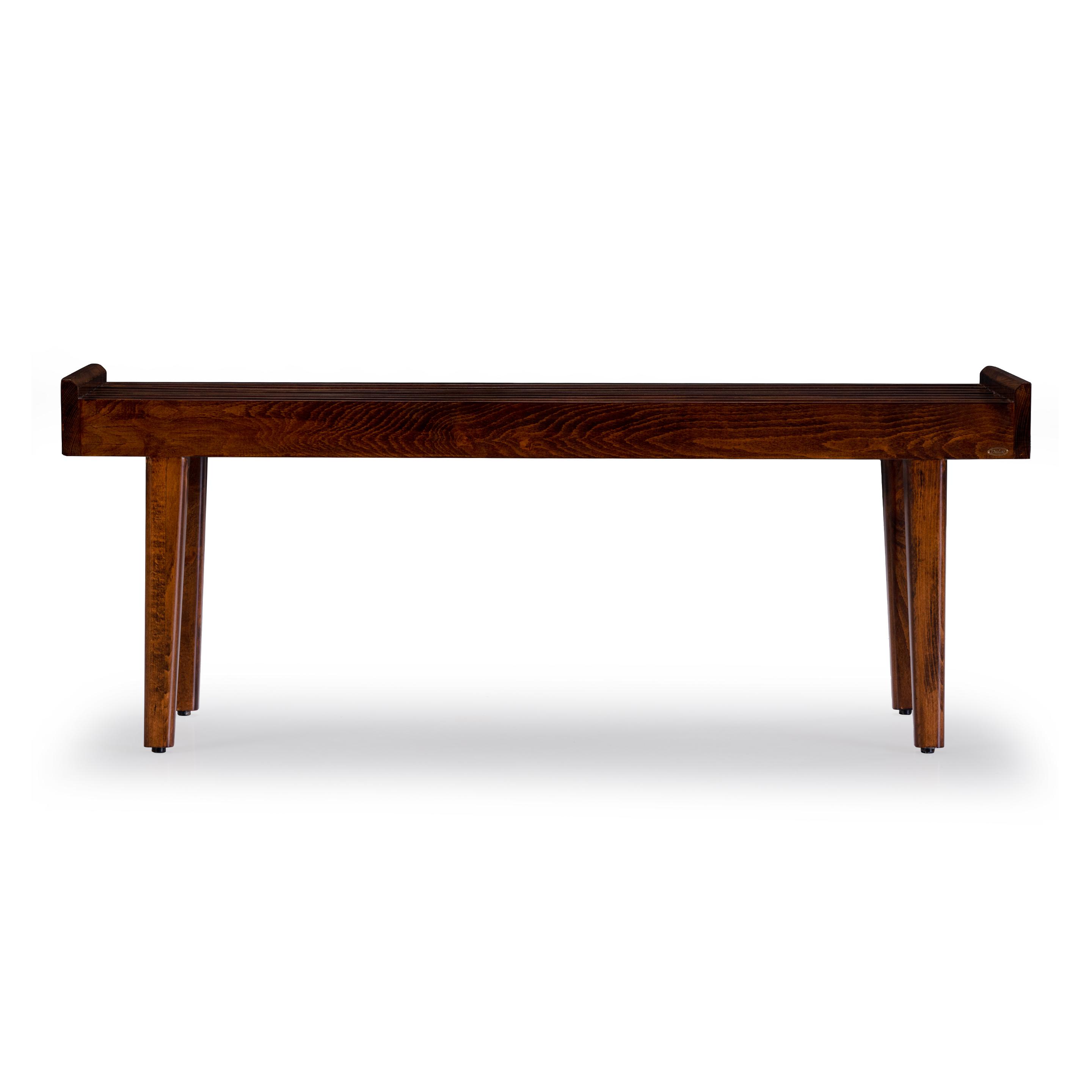 Buy Elmer Brown Solid Wood Two Seater Bench Online At Durian